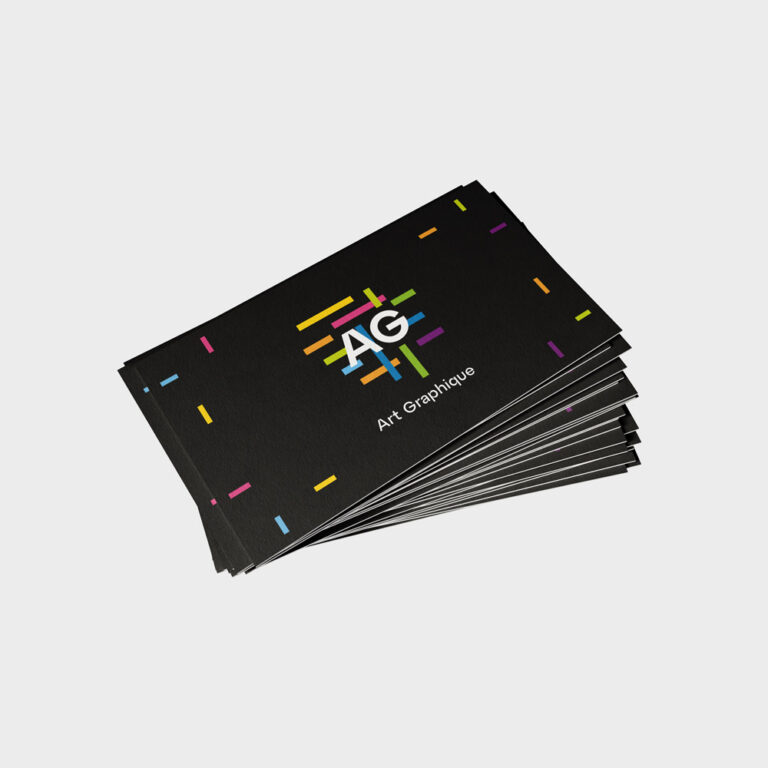 Cartes d'affaires laminées - Imprimerie Art Graphique